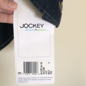 Jockey | Jackets & Coats | Jockey Dark Denim Jacket Button Down Two ...